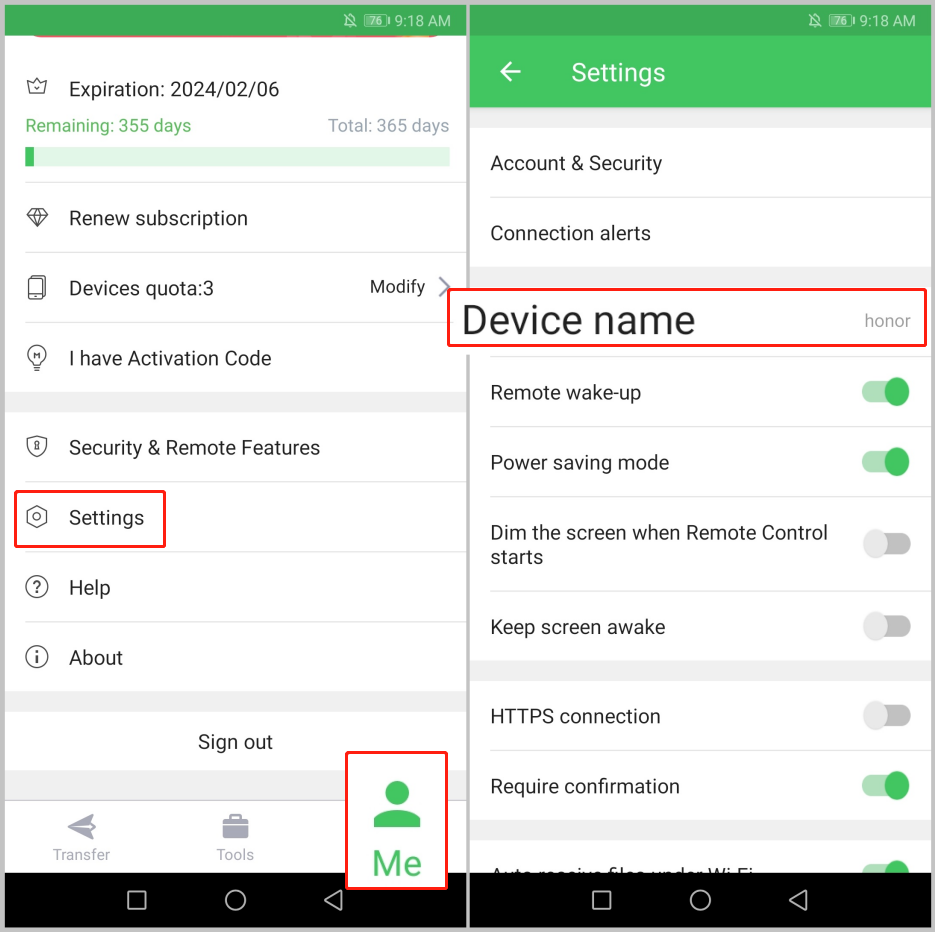 How to change device name of AirDroid? – AirDroid Support Center