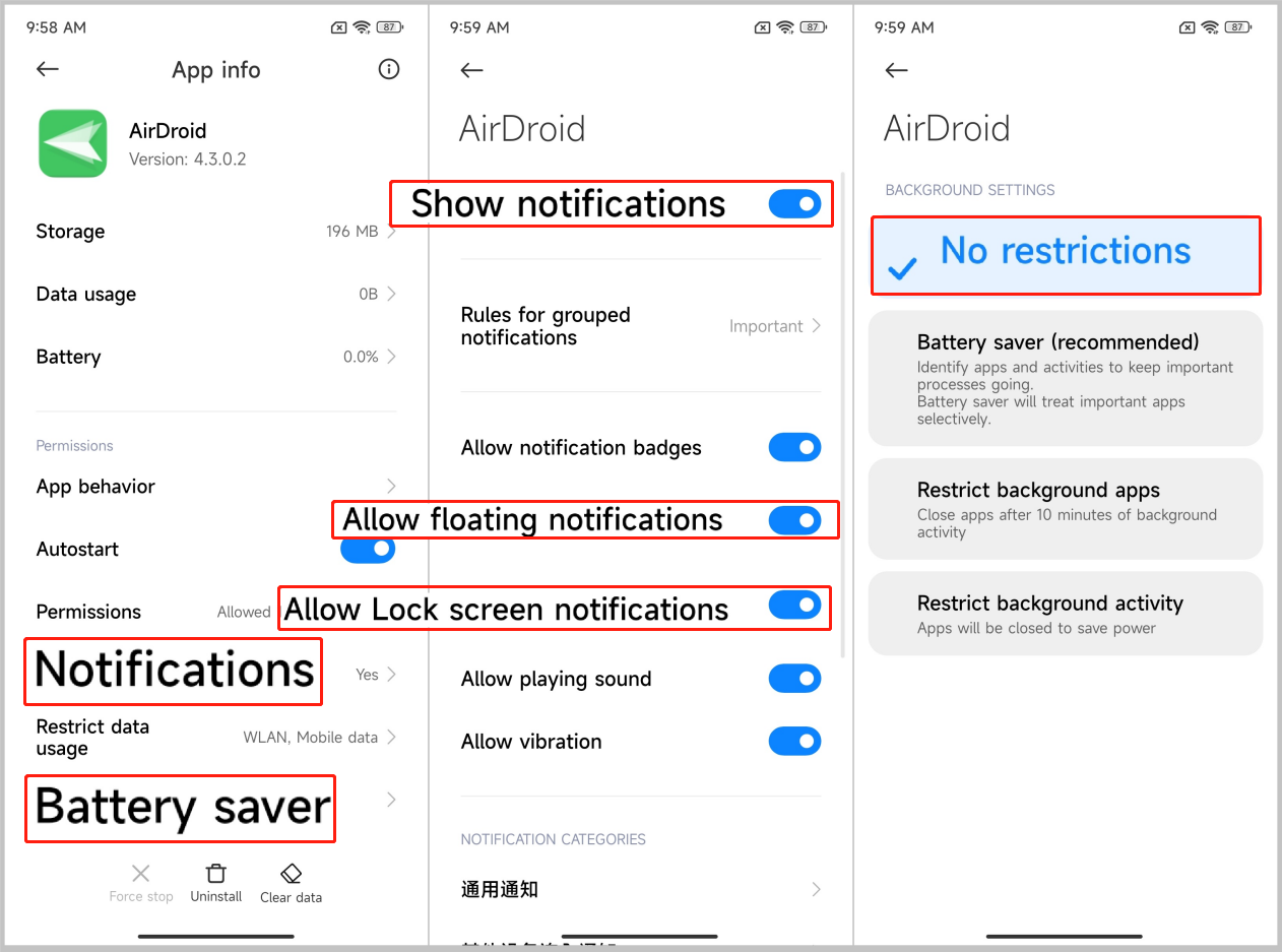 How to keep AirDroid Personal running in the background on Xiaomi ...