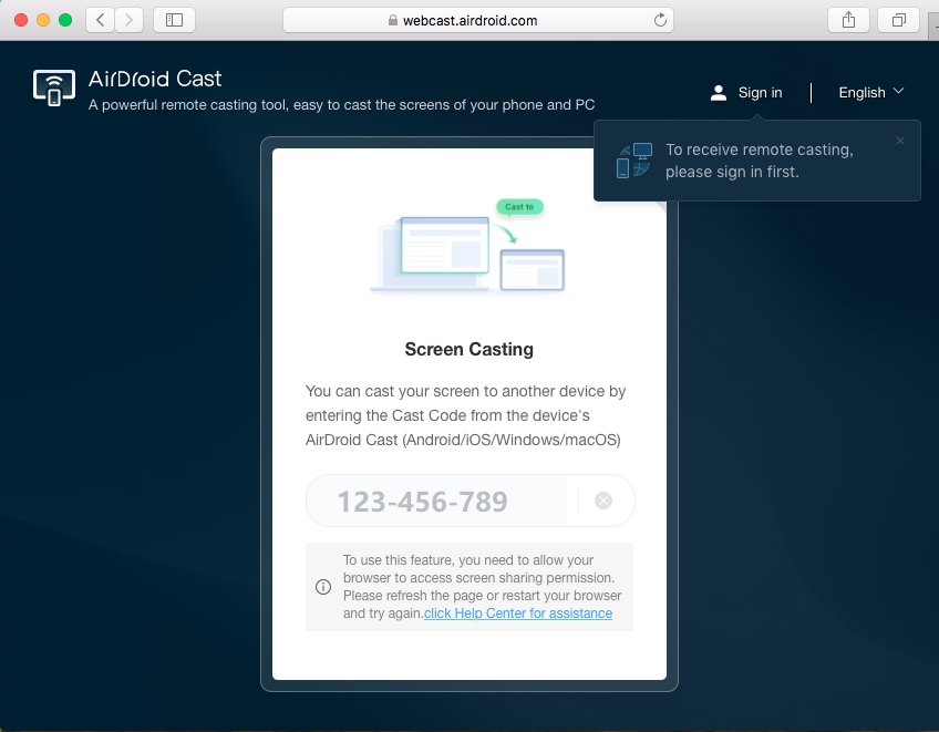 What to do if AirDroid Cast Web Client been blocked? – AirDroid Support ...