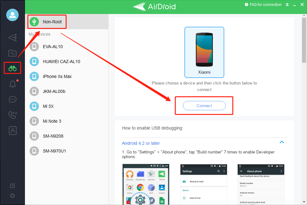 How to run Non-Root setup to remote control Android Phone with AirDroid Personal? – AirDroid ...