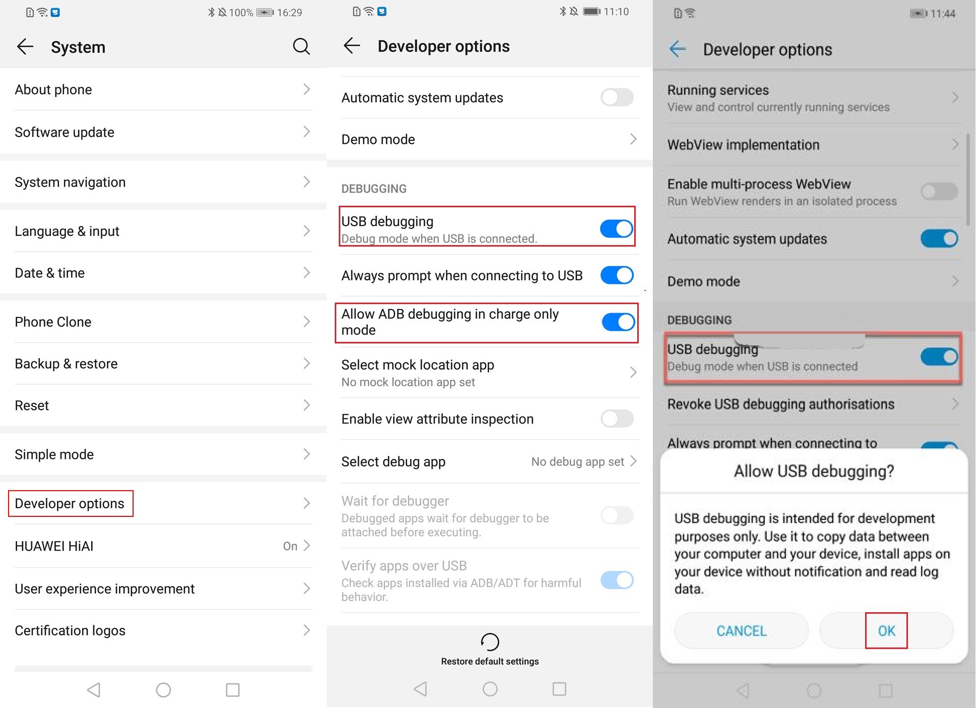 ¿Cómo habilitar la depuración USB en Huawei? – Centro de soporte de ...