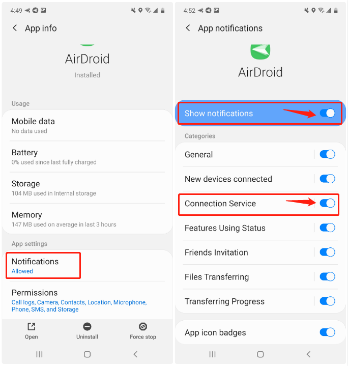 How to keep AirDroid Personal running in the background on Samsung ...