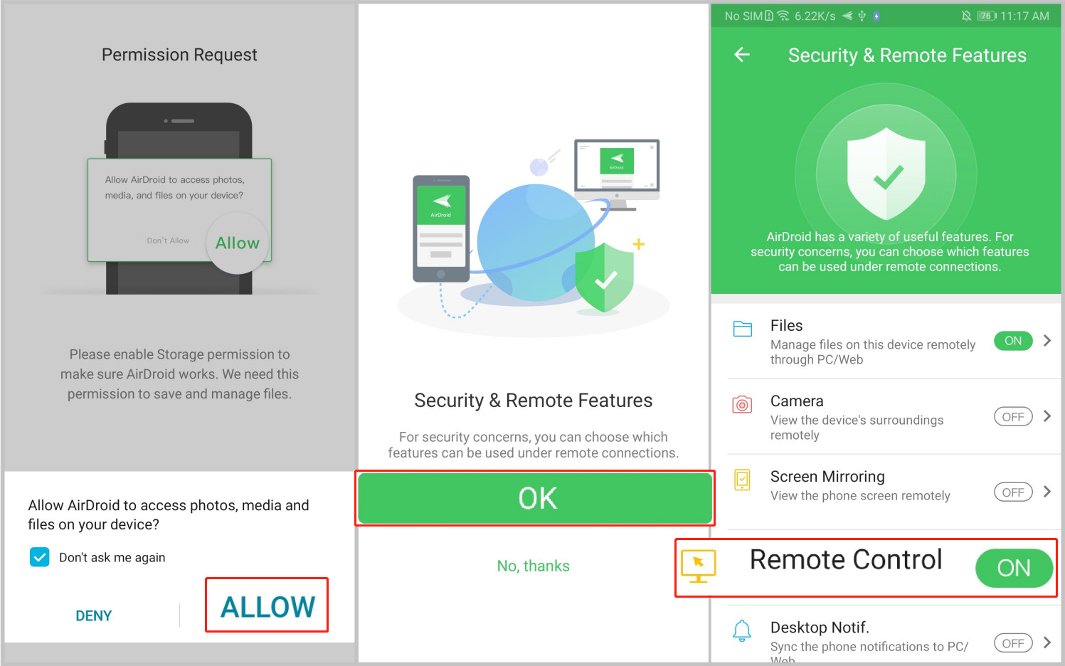 ¿Cómo controlar a distancia el dispositivo Android desde otro dispositivo Android con la ...